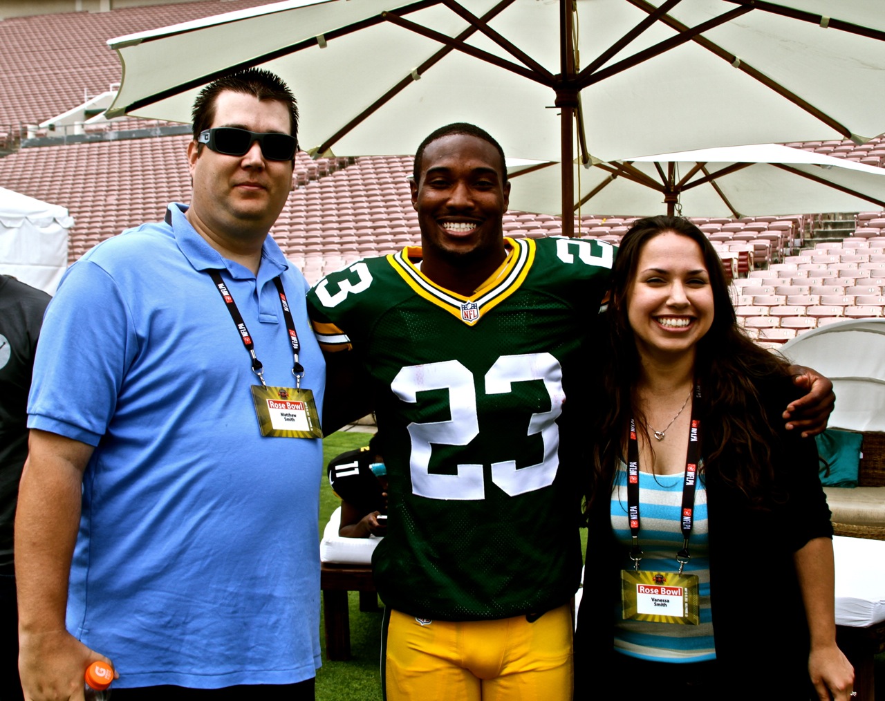 Matthew and Vanessa's NFLPA Rookie Premiere Experience - Fandeavor